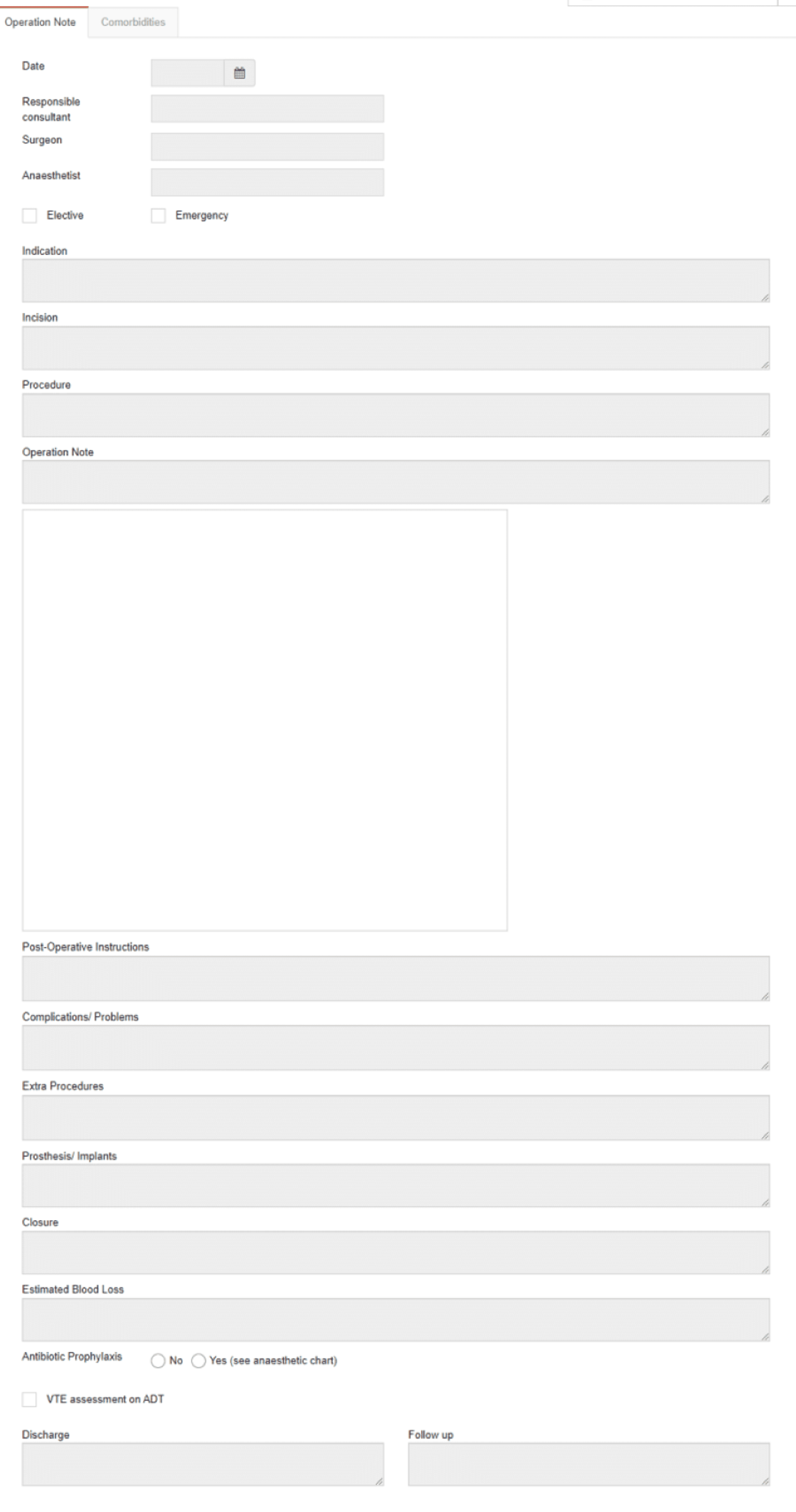 Improving the Quality and Standardization of Operative Notes in a ...