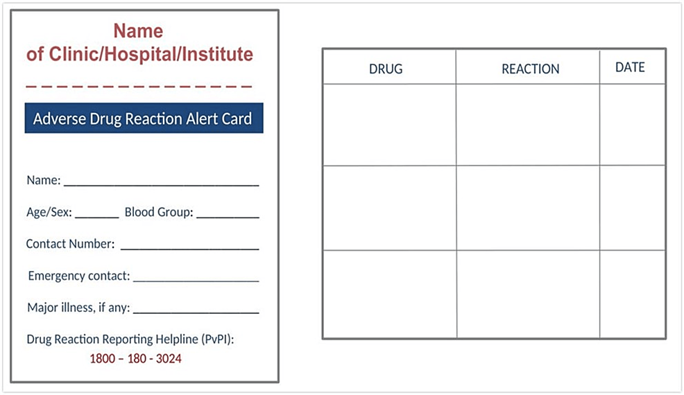 Evaluation of the Effectiveness of the Adverse Drug Reaction Alert Card ...